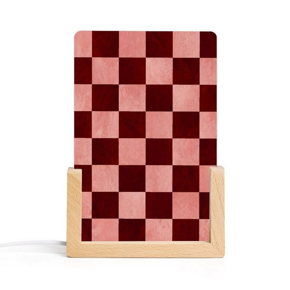 Acrylic Night Light Seven Color Inclined Insert Base Simple ...