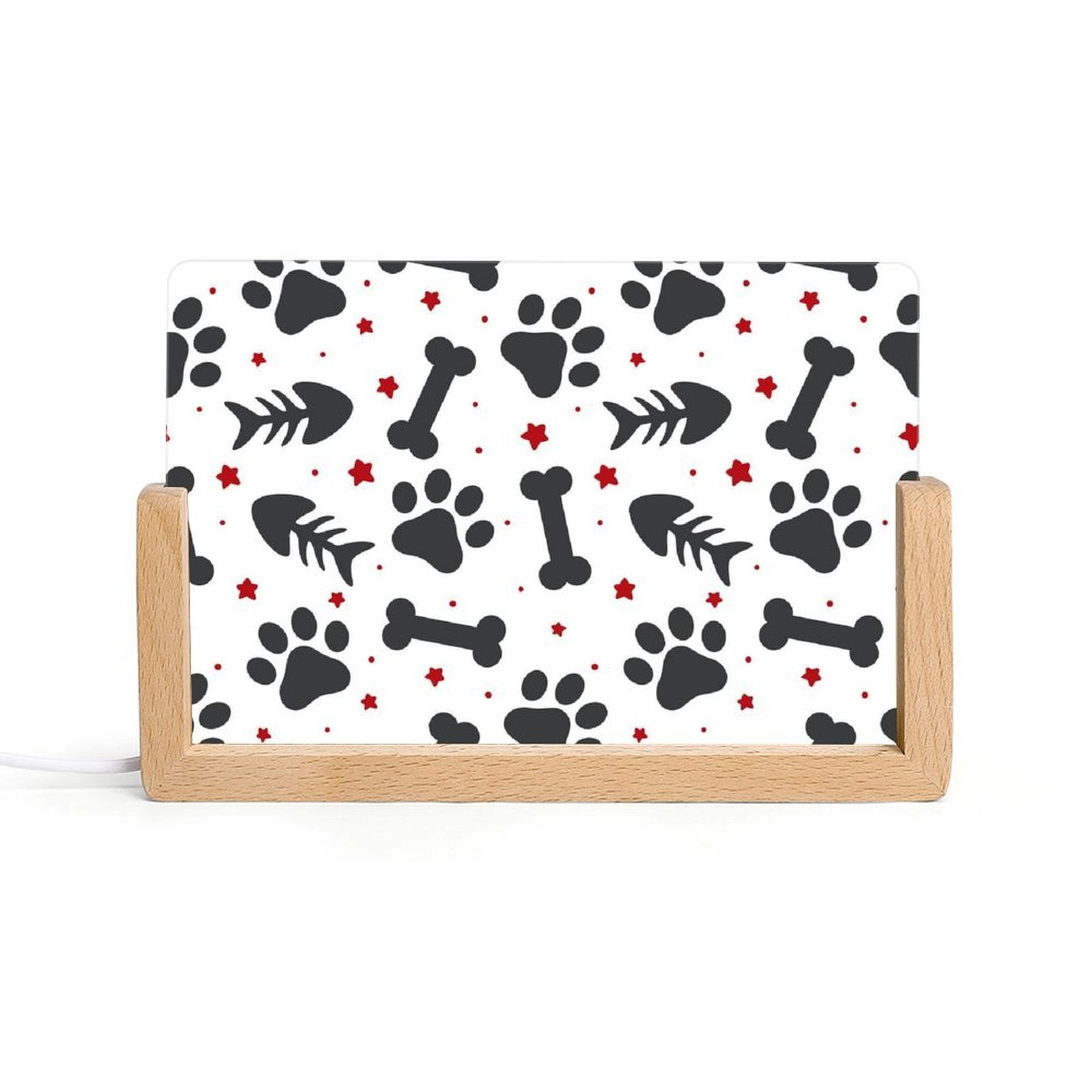 Acrylic Night Light Seven Color Inclined Insert Base Simple ...