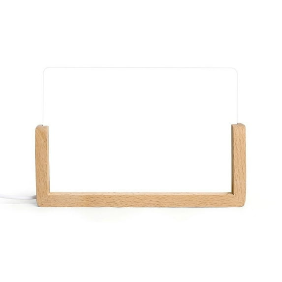 Acrylic Night Light Seven Color Inclined Insert Base Simple ...