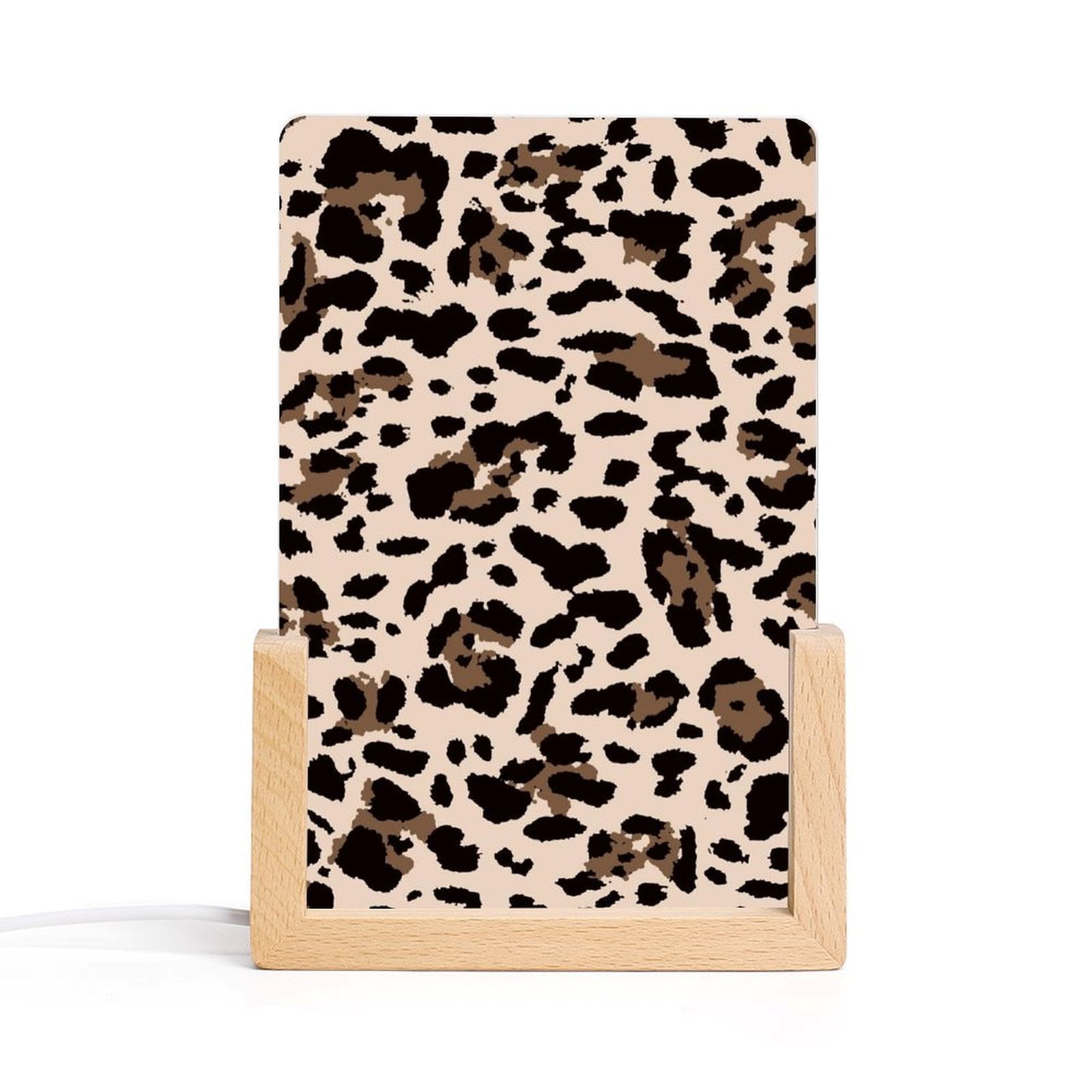 Acrylic Night Light Seven Color Inclined Insert Base Simple ...