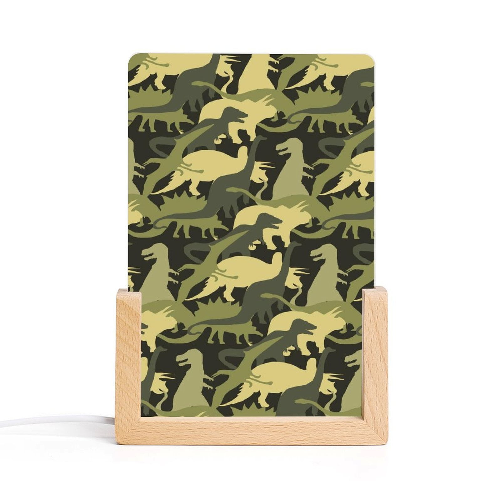 Acrylic Night Light Seven Color Inclined Insert Base Simple ...