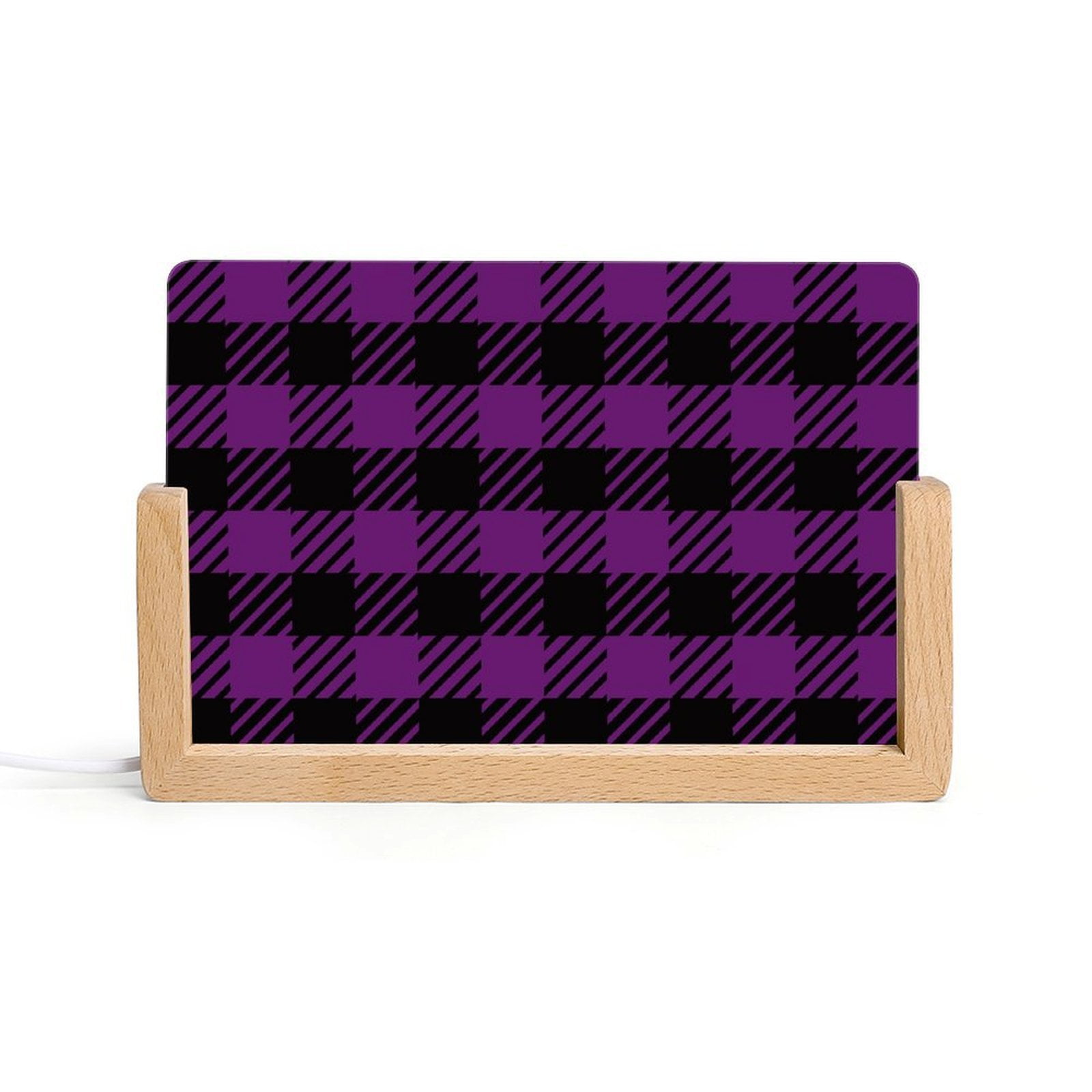 Acrylic Night Light Seven Color Inclined Insert Base Simple ...