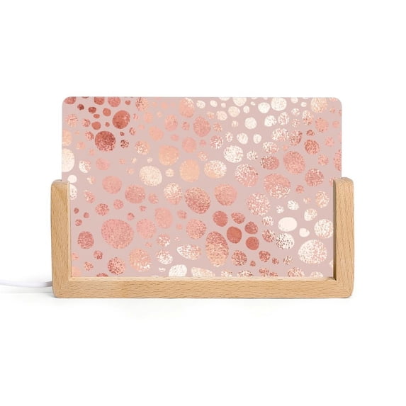 Acrylic Night Light Seven Color Inclined Insert Base Simple ...