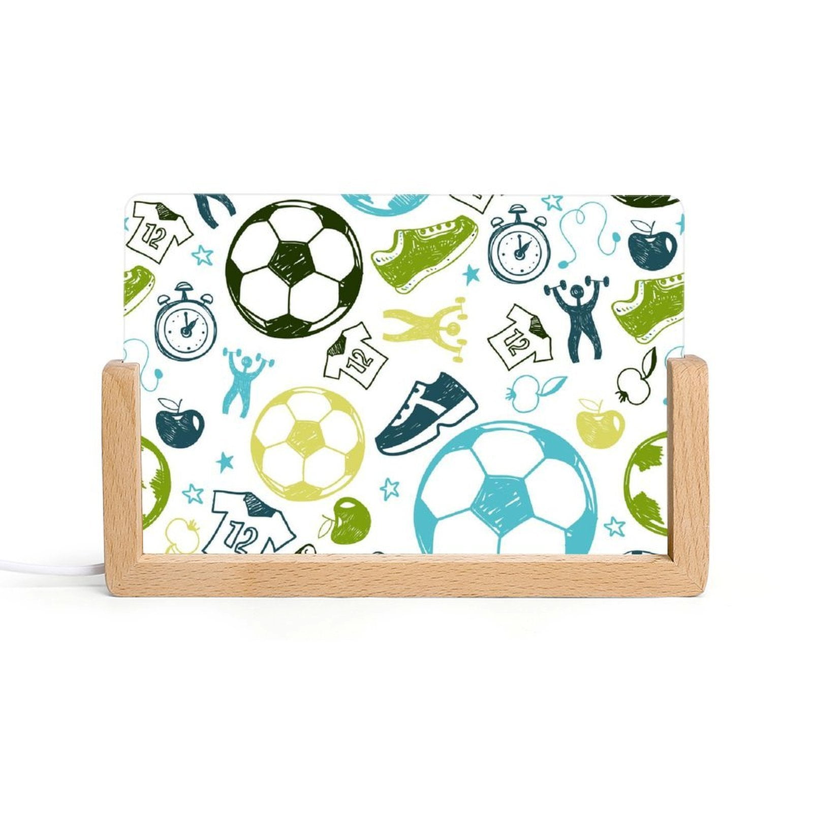 Acrylic Night Light Seven Color Inclined Insert Base Simple ...