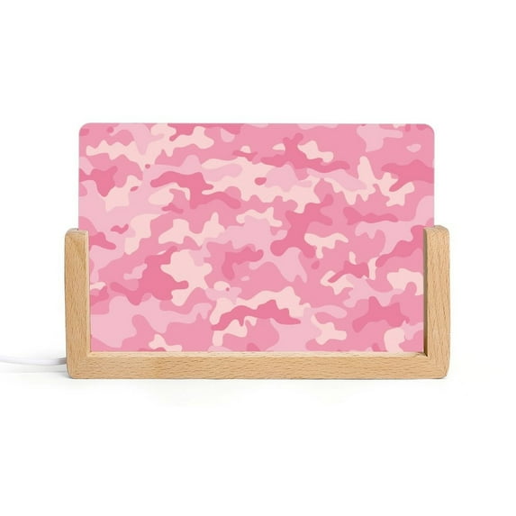 Acrylic Night Light Seven Color Inclined Insert Base Simple ...