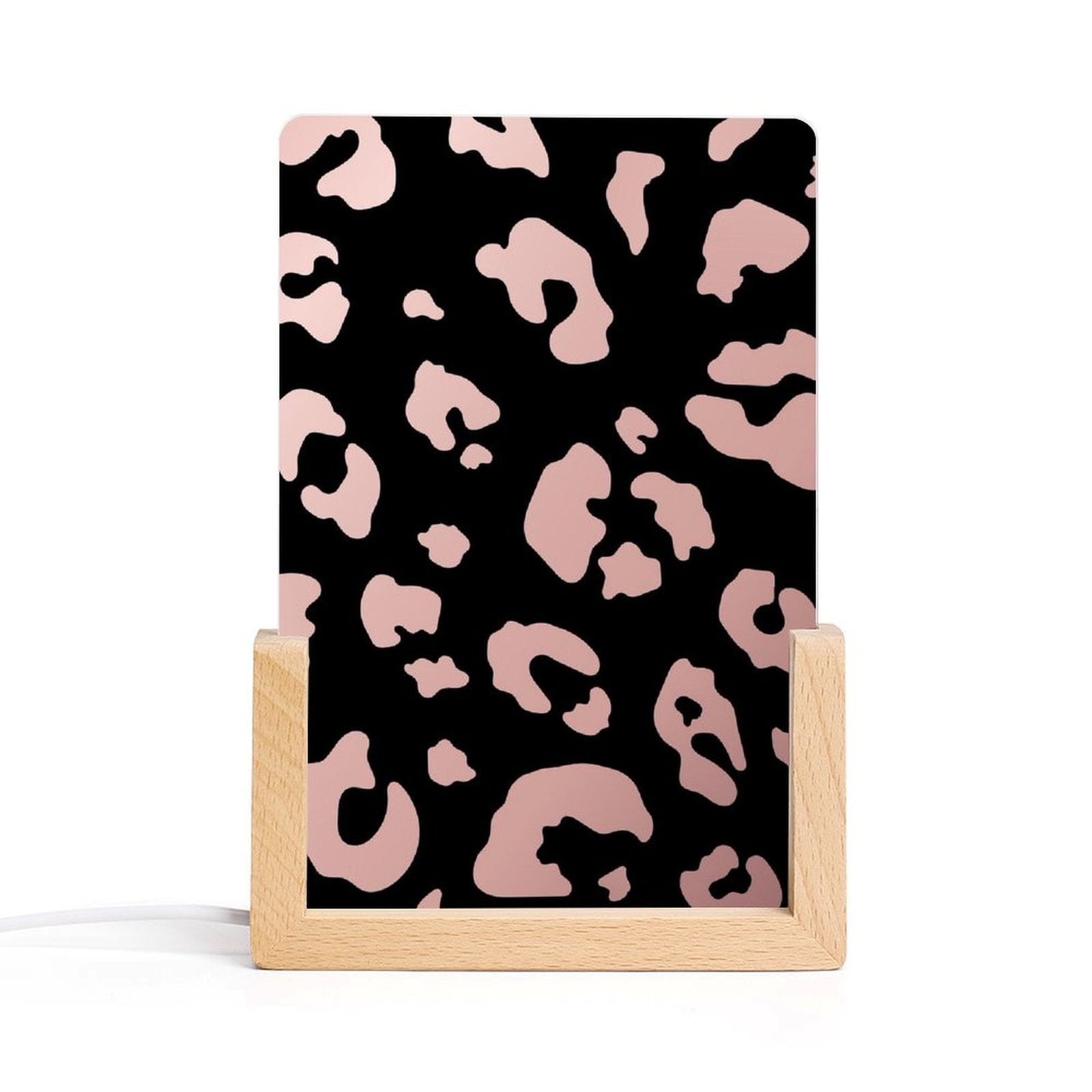 Acrylic Night Light Seven Color Inclined Insert Base Simple ...