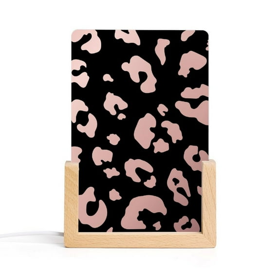 Acrylic Night Light Seven Color Inclined Insert Base Simple ...