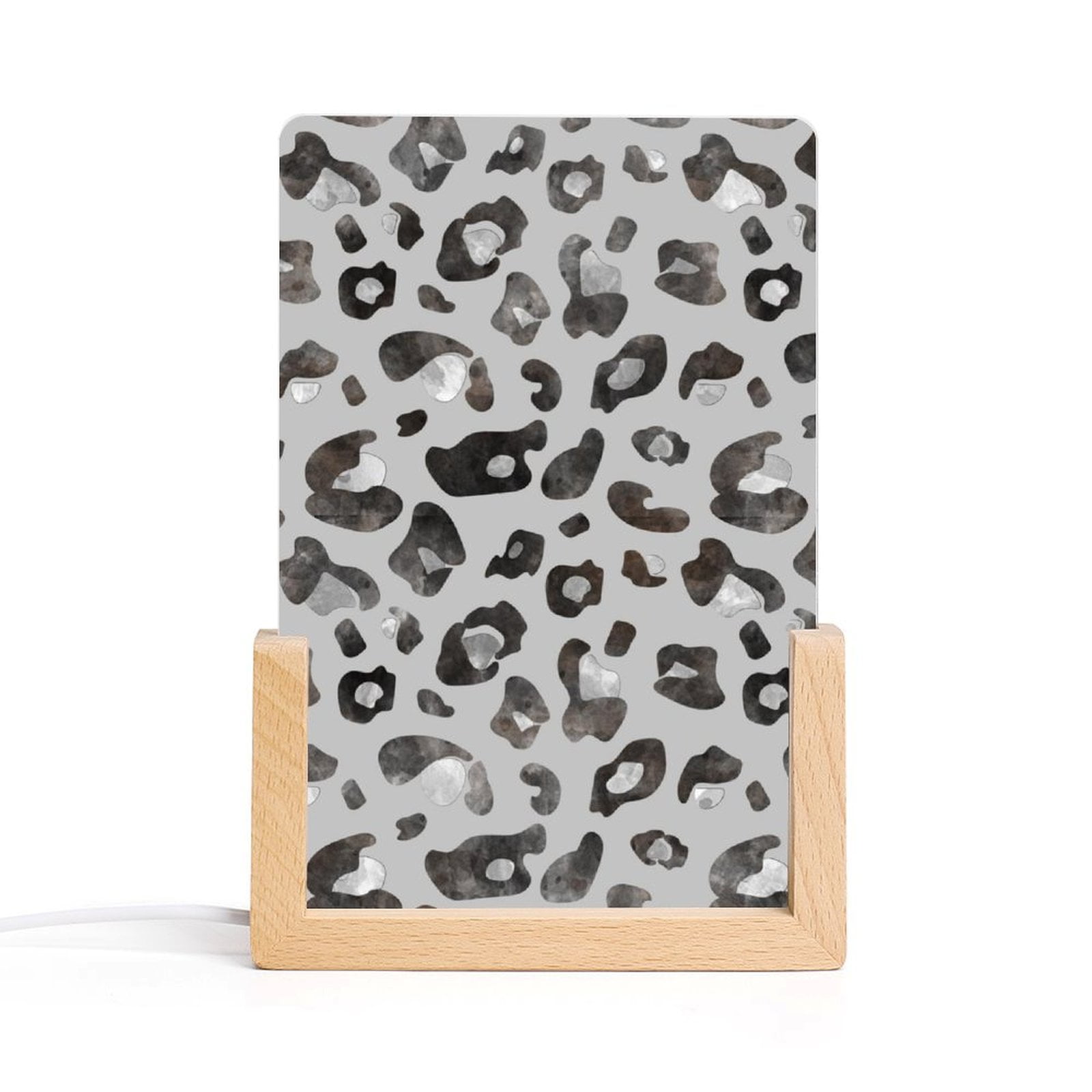 Acrylic Night Light Seven Color Inclined Insert Base Simple ...