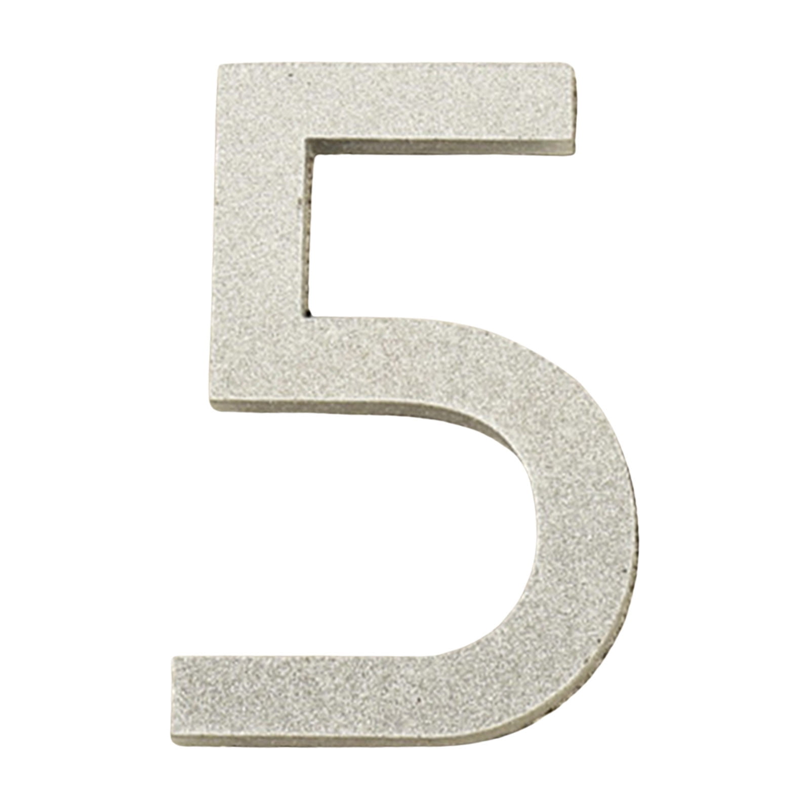 Acrylic Number Plates,Modern Stylish Decor,10cm Size,Silvery Finish for ...