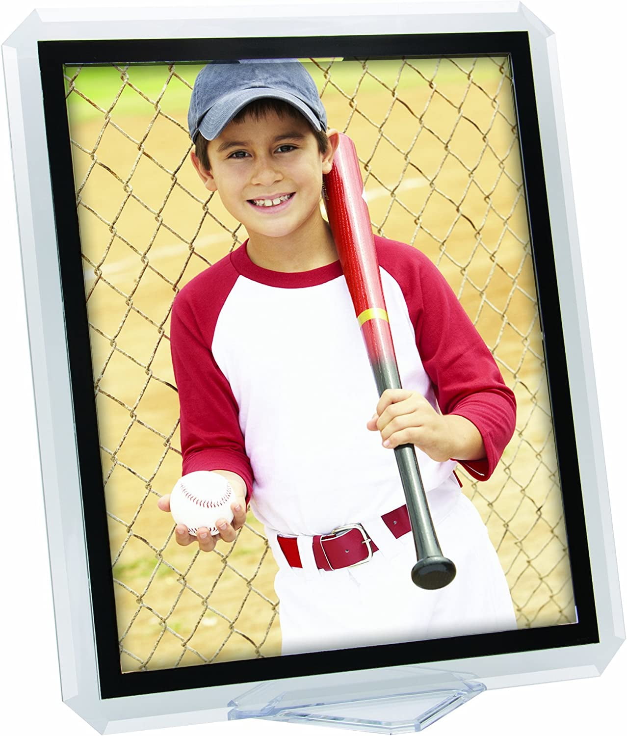 Acrylic Octagonal 8" x 10" Picture Frames with Black Border - Pack of ...