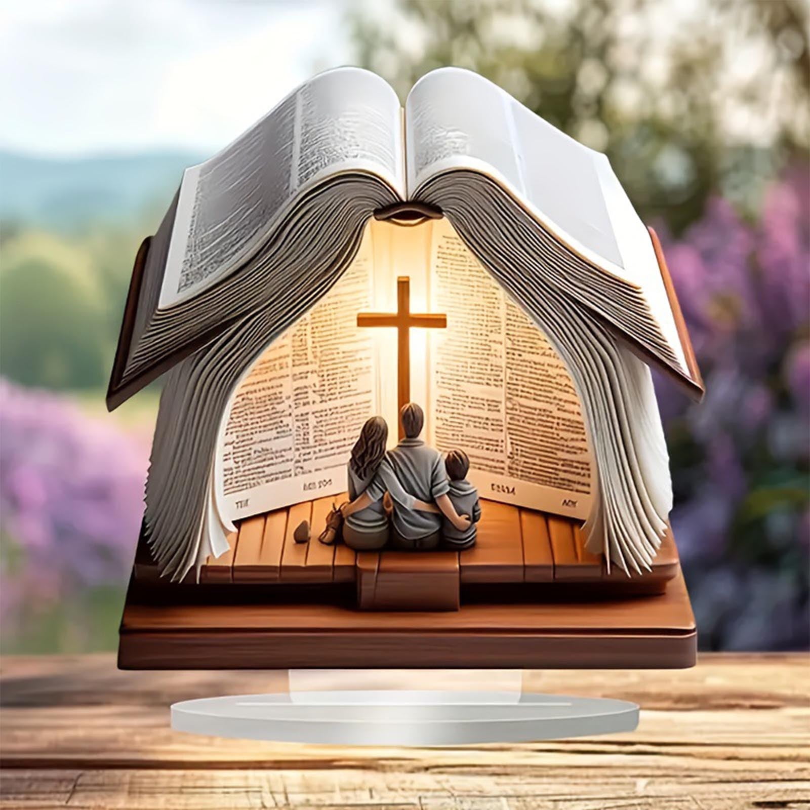 Acrylic Open Bookshelf Multifunctional Desktop Decoration 2D Acrylic ...