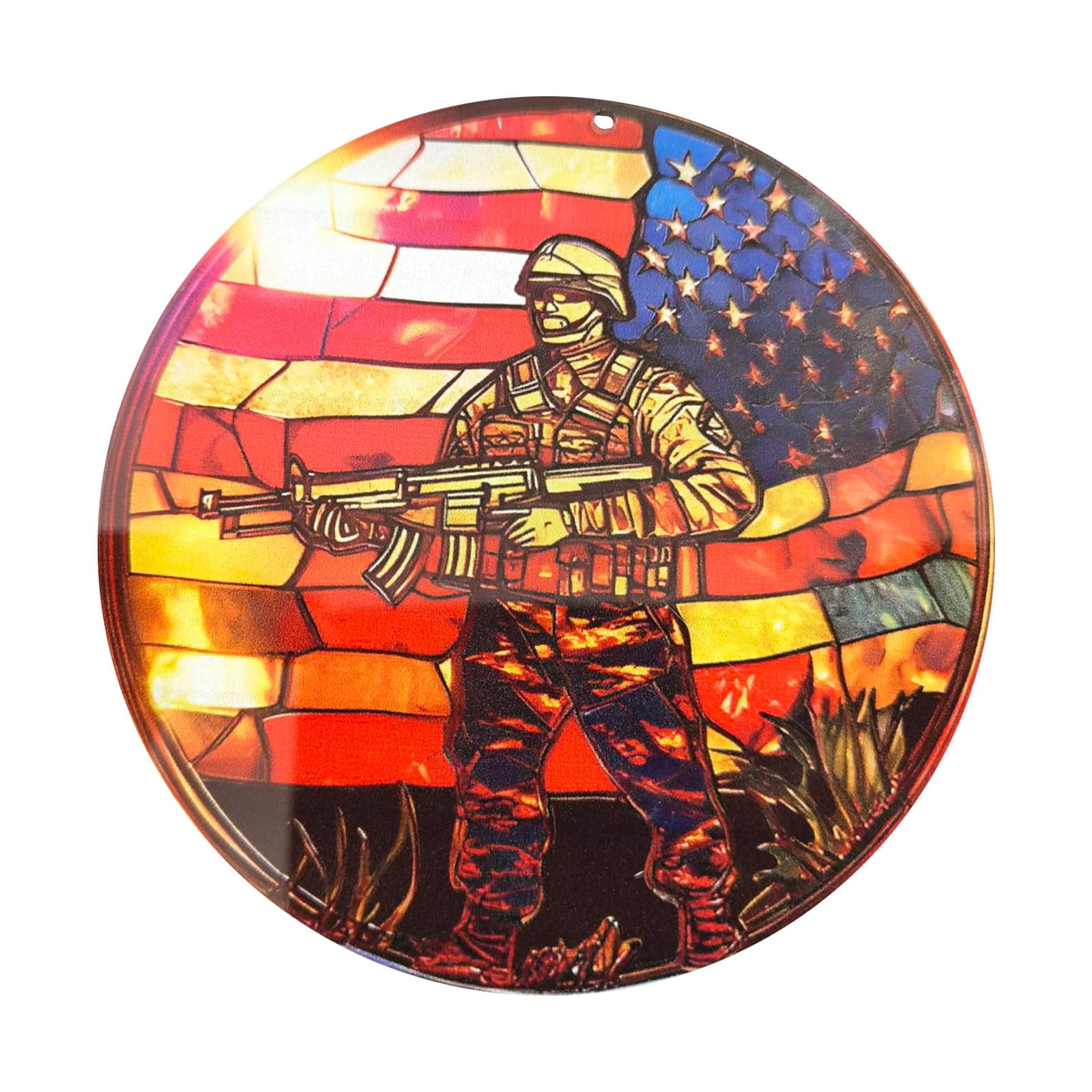 Acrylic Ornaments, Memorial Patriotism Soldier Bravery, American ...