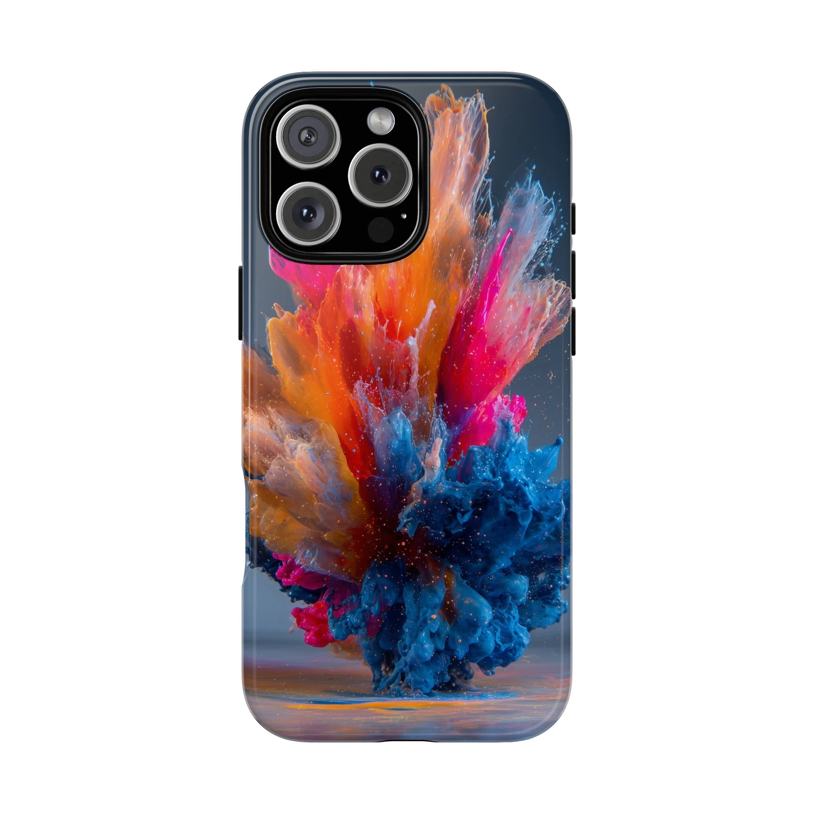 Acrylic Paint Explosion Abstract Art Case for iPhone 17 through 11 Pro Max - Walmart.com