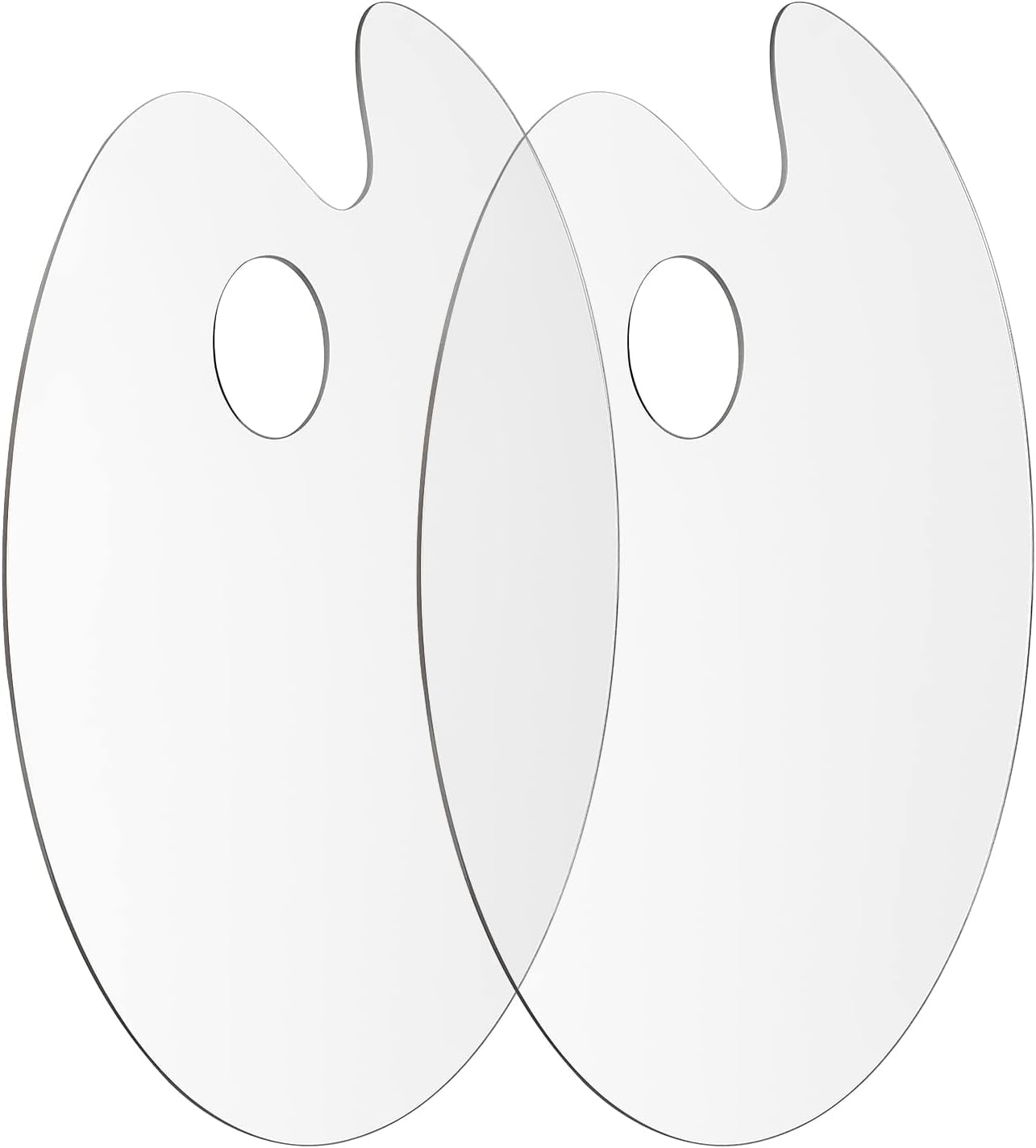 Acrylic Paint Palette Paint Pallet Clear Paint Tray Palette, Easy Clean ...