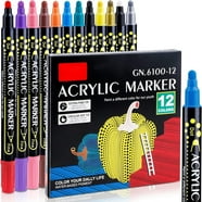 Hippie Crafter Permanent Fabric Markers 26 Pack For T-Shirt, Leather ...
