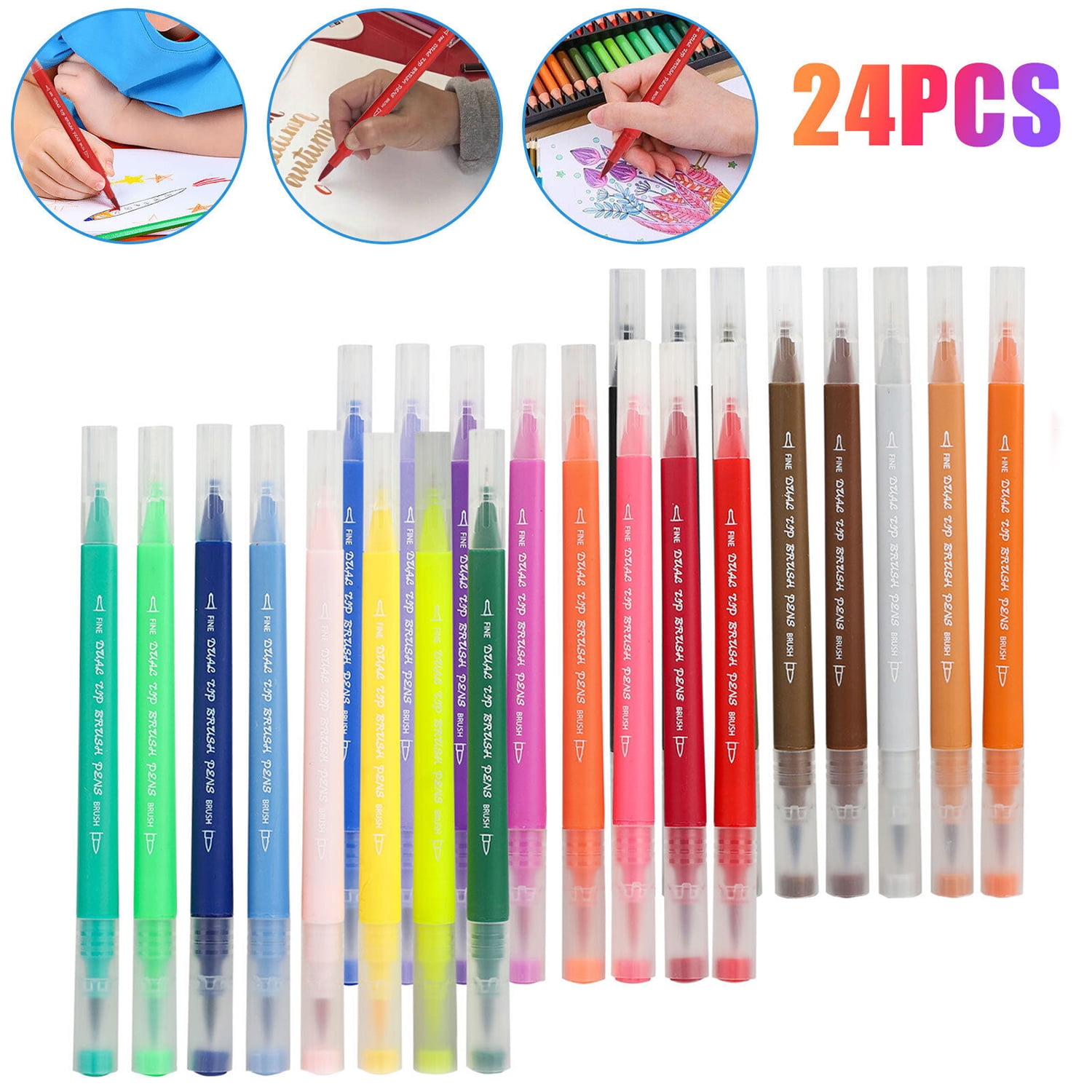 Acrylic Paint Pens, Extra Fine Point, AP Certified, 24 Colors, Water ...