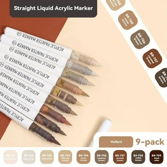 Quick Dry Nail Art Graffiti Pen Set, Fine and Wide Tip Markers for ...