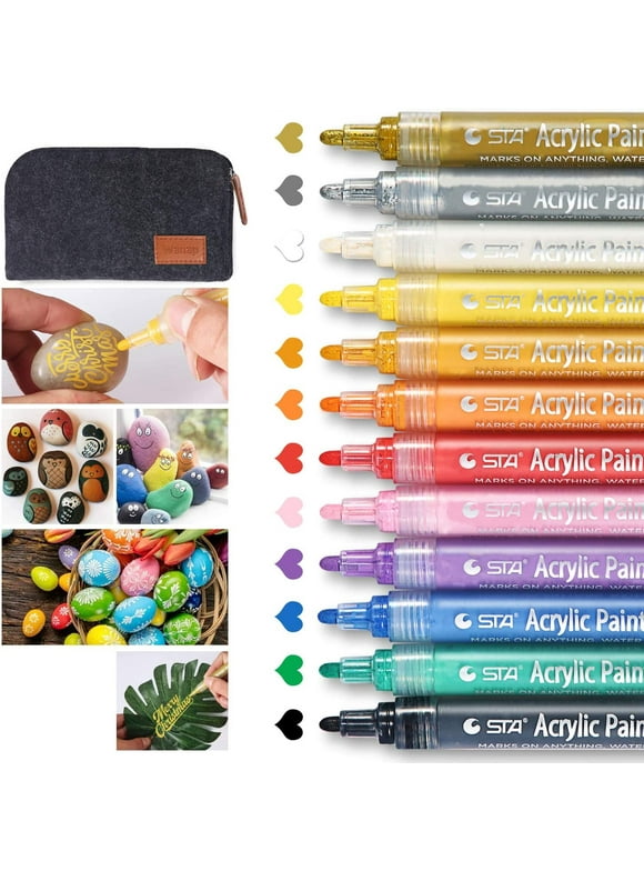 Acrylic Paint Pens in Art & Drawing Markers - Walmart.com