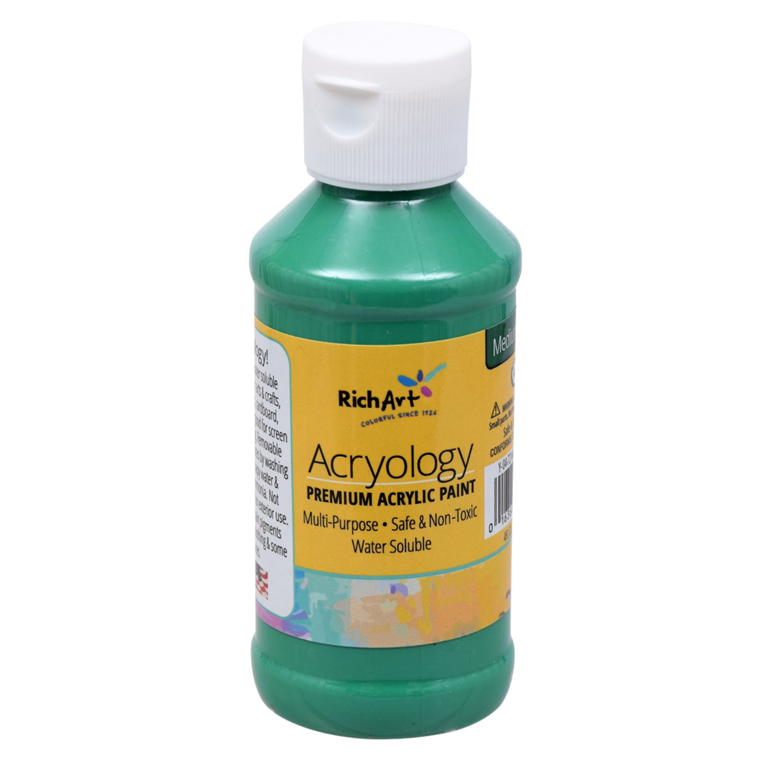 Acrylic Paint - Premium Acrylic Medium Green Paints, 4-fl.oz. - 6 Pack ...