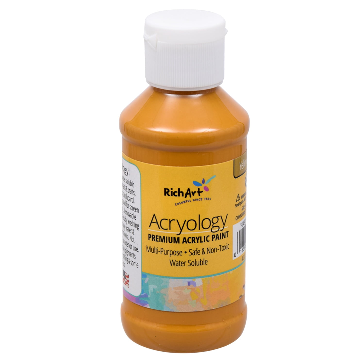 Acrylic Paint - Premium Acrylic Medium Yellow Oxide Paints, 4-fl.oz ...