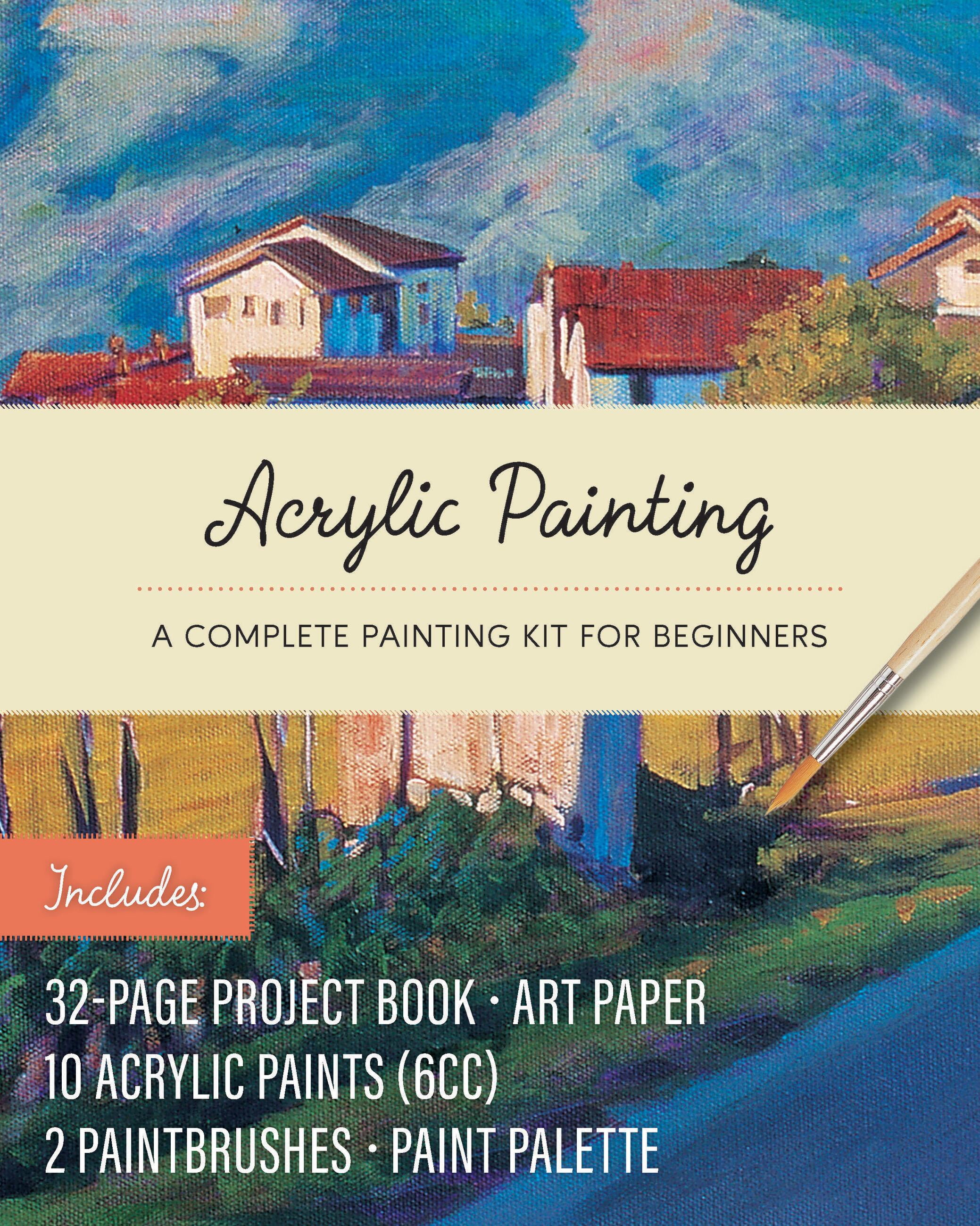 Acrylic Painting Kit : A Complete Painting Kit for Beginners – Includes ...