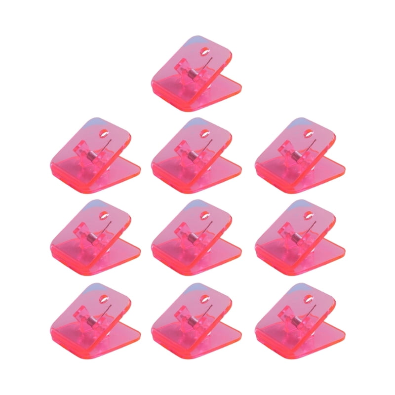 Acrylic Paper Clip Paper Clamp Multiurpose File Clip for Craft Food Bag ...