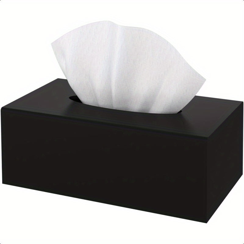 Acrylic Paper Towel Holder Cover with Brushed Surface - Black ...