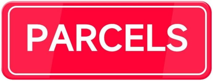 Acrylic Parcels Sign Acrylic Warning Sign, Door Wall Labels Sign For ...