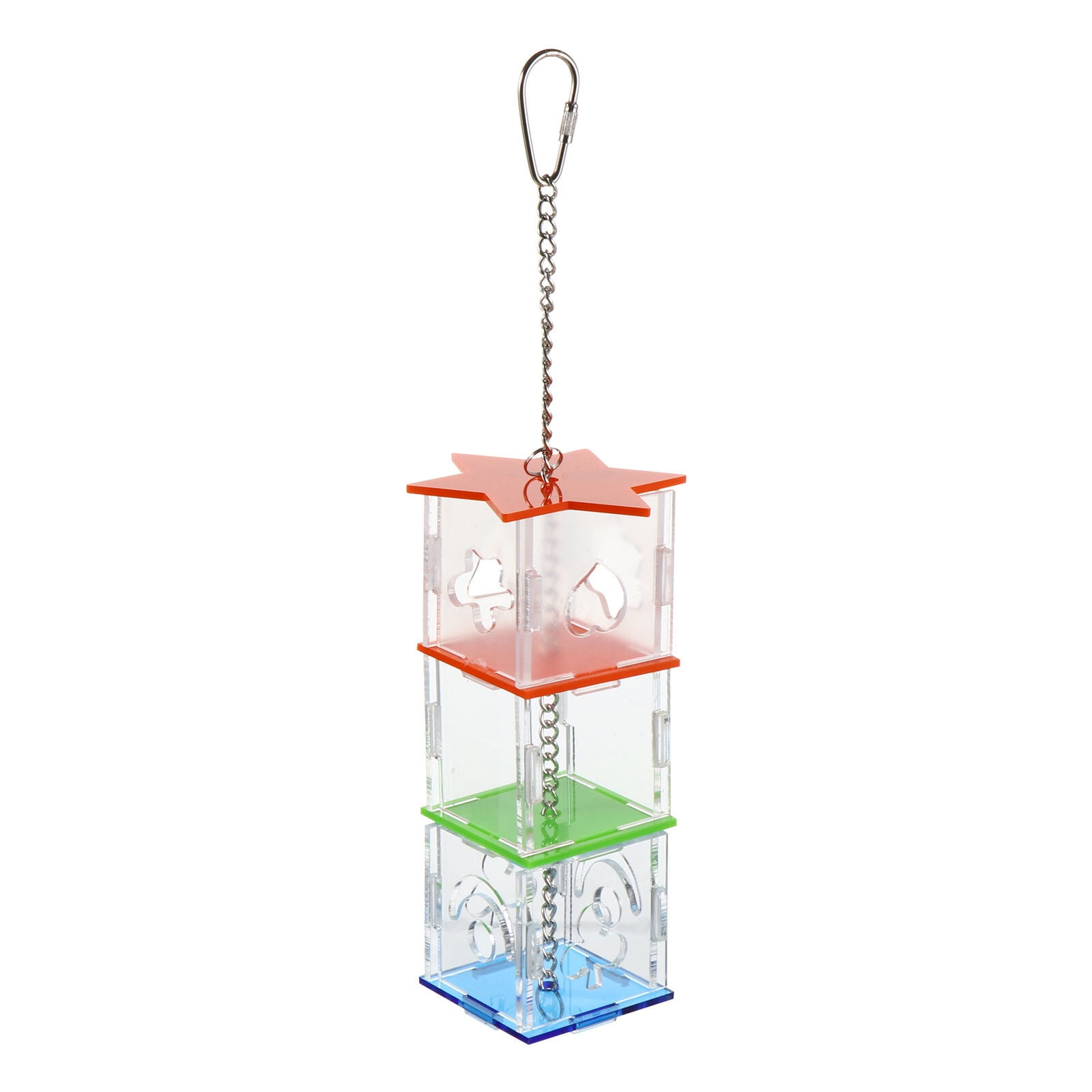 Acrylic Parrot Foraging Feeder Box Bird Hanging Feeding Box Pet Supply ...