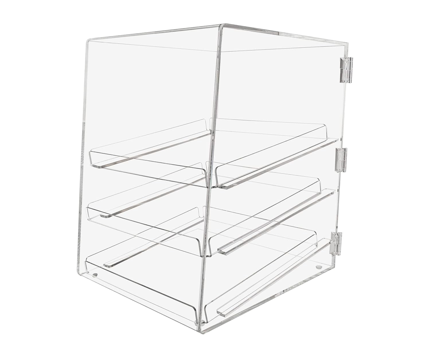 Acrylic Pastry Bakery Donut Bagels Cookie Display Case w/3 trays ...