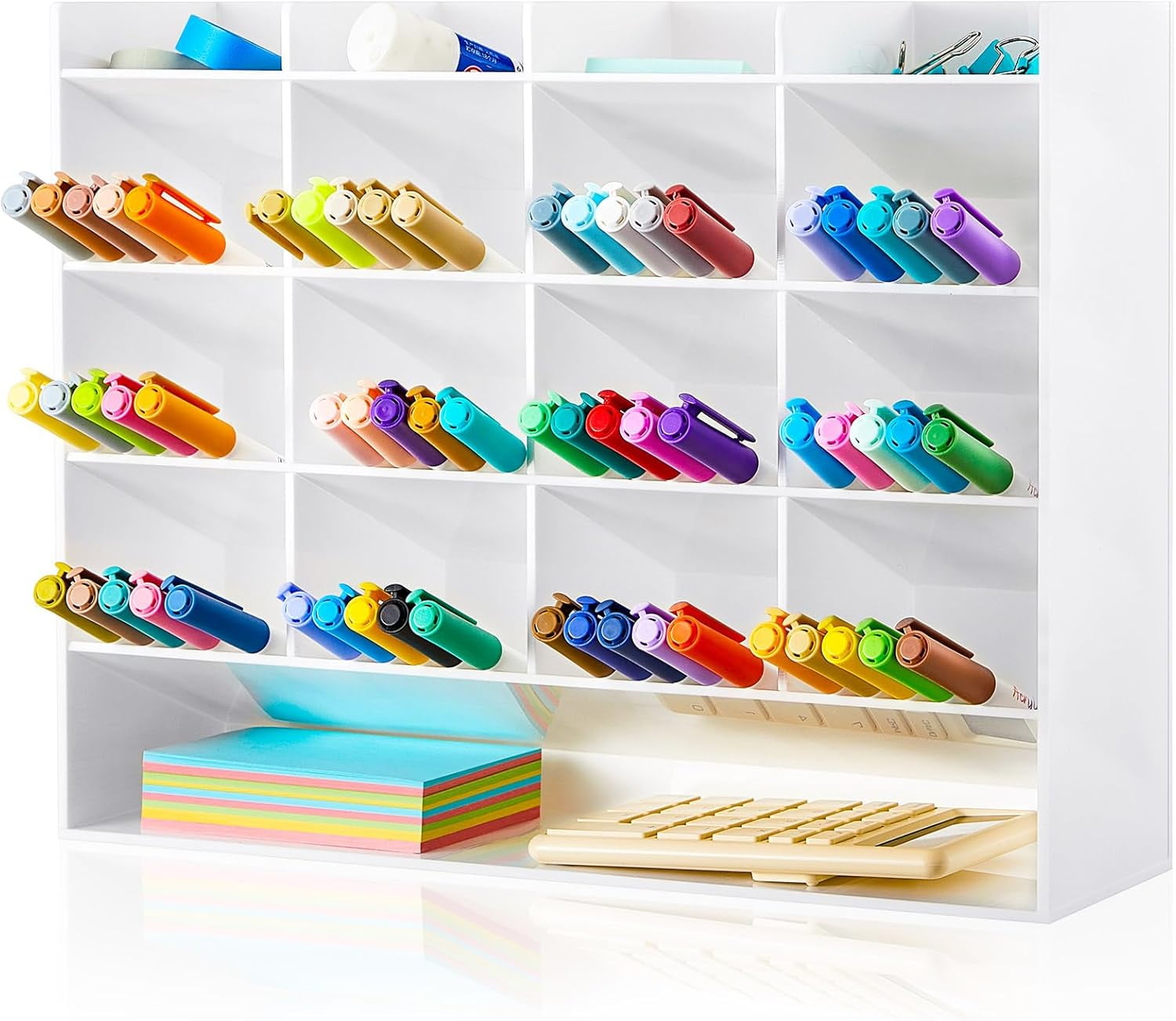 Acrylic Pen Organizer Storage Vertical Marker Organizer Acrylic Pen ...