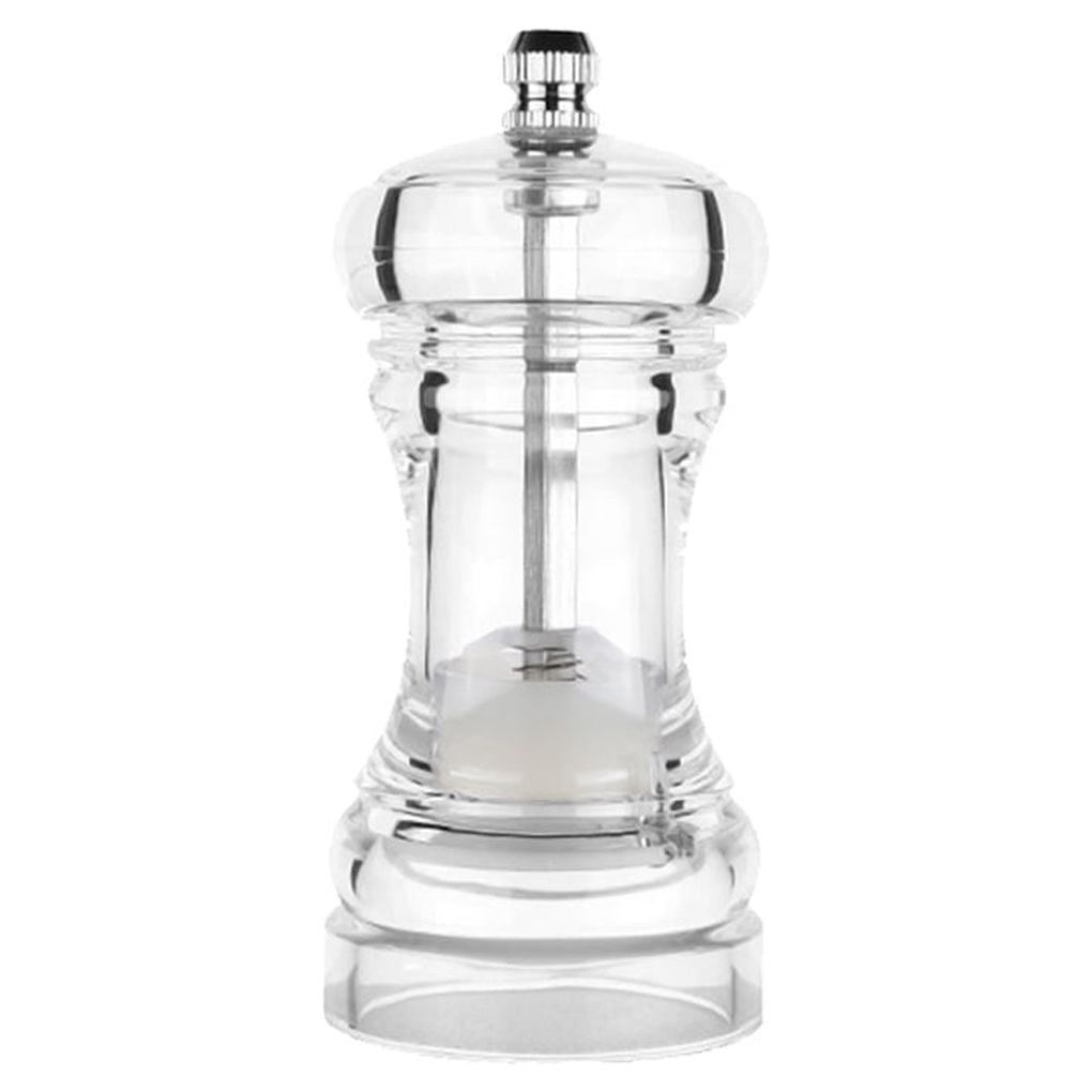 Acrylic Pepper Mill and Salt Shaker with Adjustable Coarseness Ceramic ...