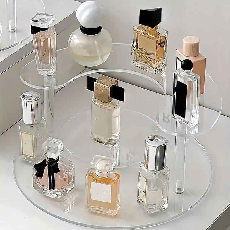 Acrylic Perfume Storage Box, 1 Count 3 Layer Display Rack, Cosmetic ...