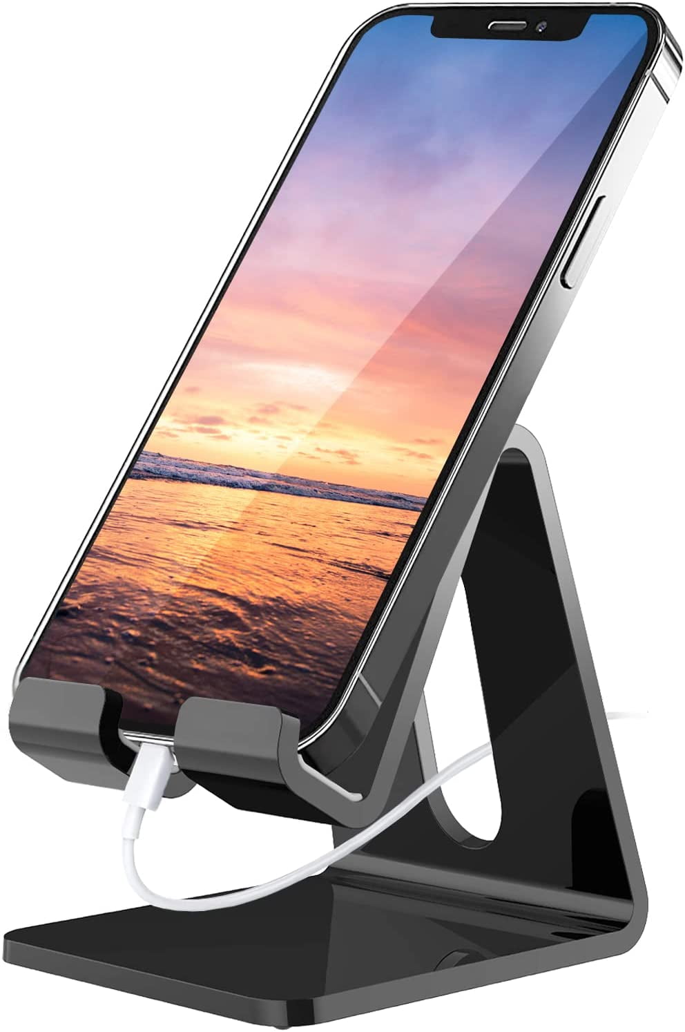 Acrylic Phone Stand, Ergonomic Design for Apple iPhone and Samsung ...