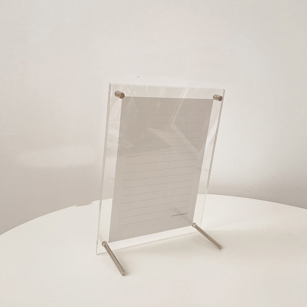 Acrylic Photo Frame Transparent Painting Art Table Business License ...