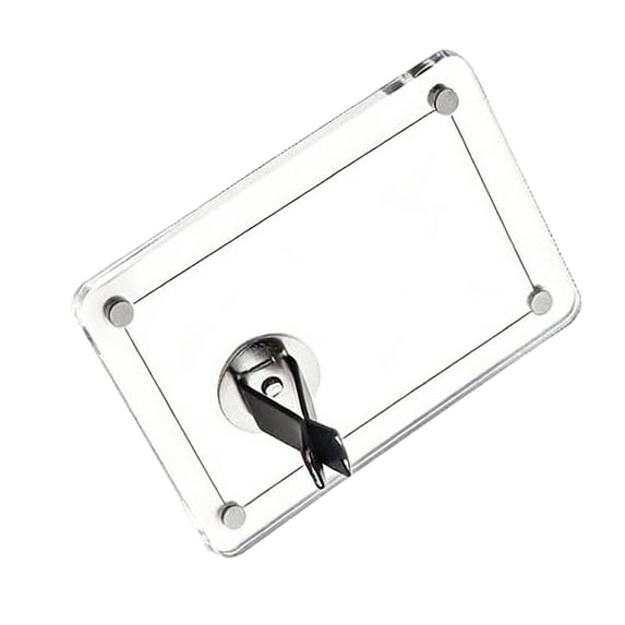 Acrylic Photo Frame for Car Sunvisor Simple Setup None Tools Needed for ...