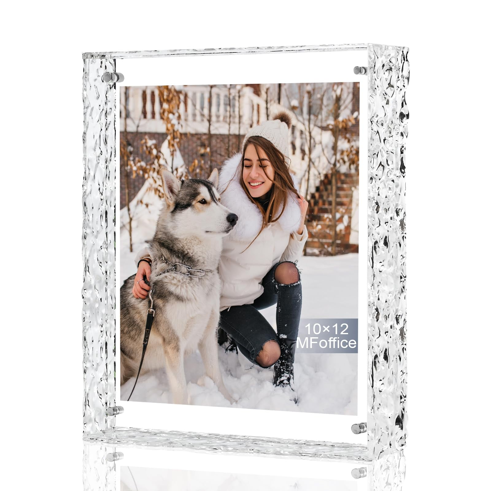 Acrylic Picture Frame 10x12, Modern Floating Frame for 10x10 9x12 8 ...