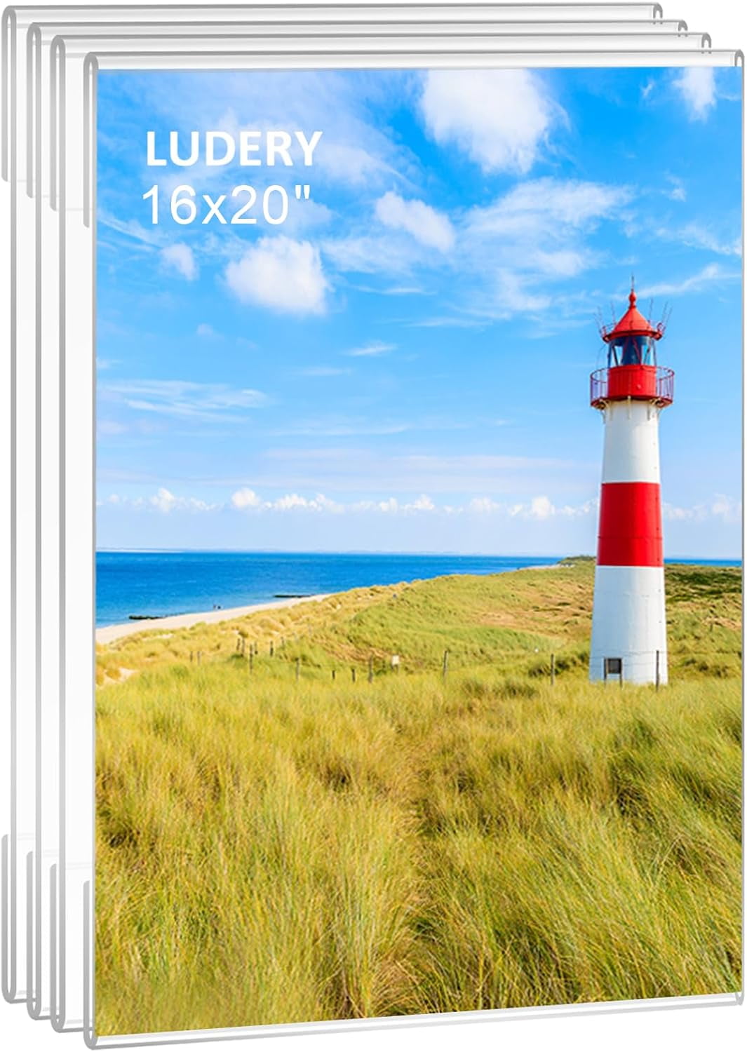 Acrylic Picture Frames 12x16, 12x16 Picture Frame, Set of 4 Clear ...