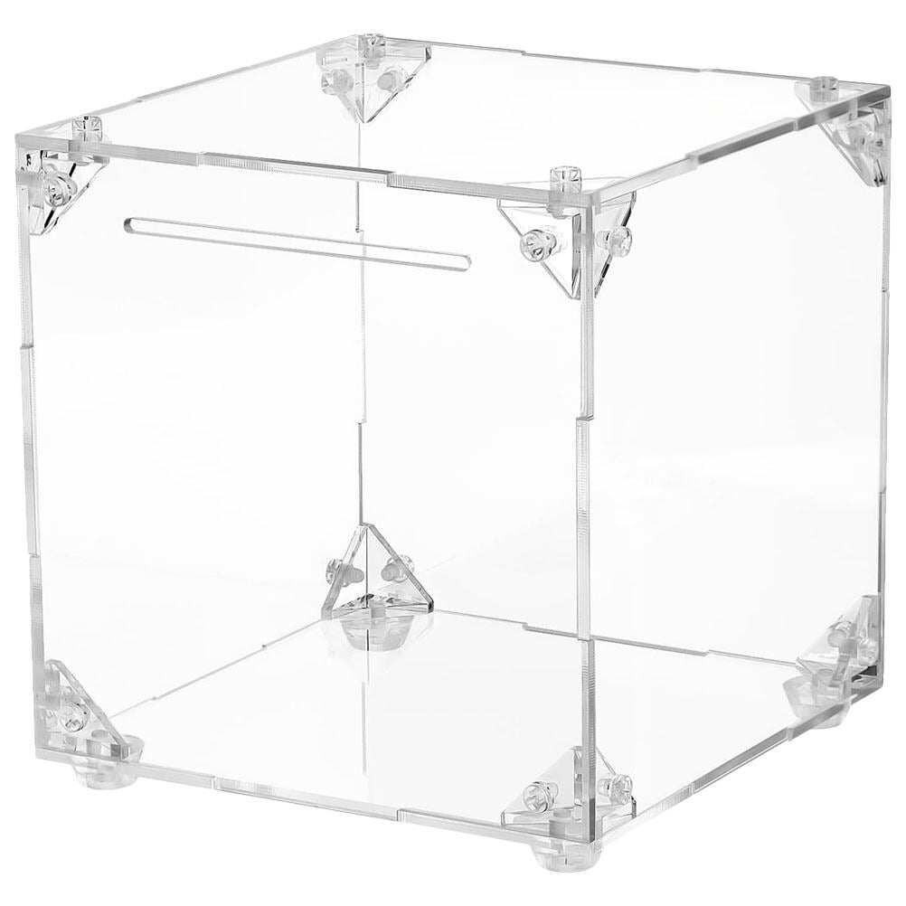 Acrylic Piggy Bank Transparent Saving Pot Daily Use Coin Container ...