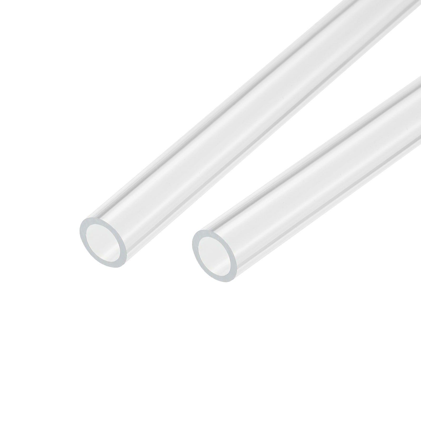 Acrylic Pipe Clear Rigid Round Tube 11mm ID 15mm OD 14" for Lamps and ...