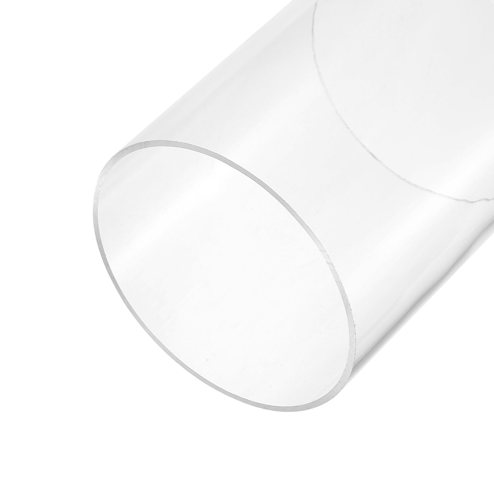Acrylic Pipe Clear Rigid Round Tube 125mm ID 130mm OD 6" for Lamps and Lanterns, Water Cooling ...