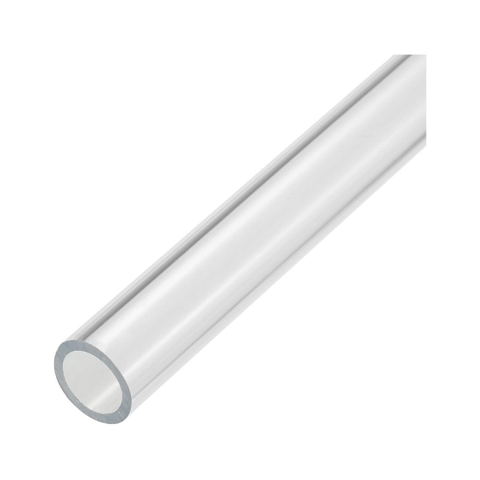 Acrylic Pipe Clear Rigid Round Tube 12mm ID 16mm OD 14" for Lamps and ...