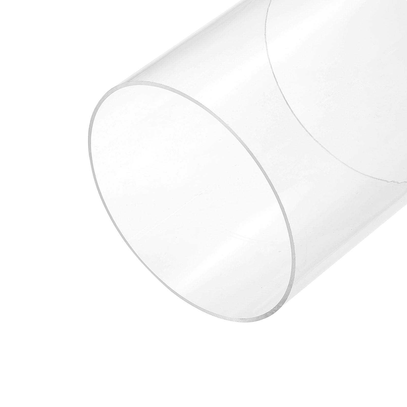 Acrylic Pipe Clear Rigid Round Tube 145mm ID 150mm OD 6" for Lamps and ...