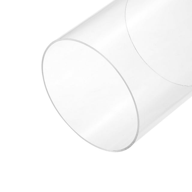 Acrylic Pipe Clear Rigid Round Tube 145mm ID 150mm OD 6" for Lamps and ...