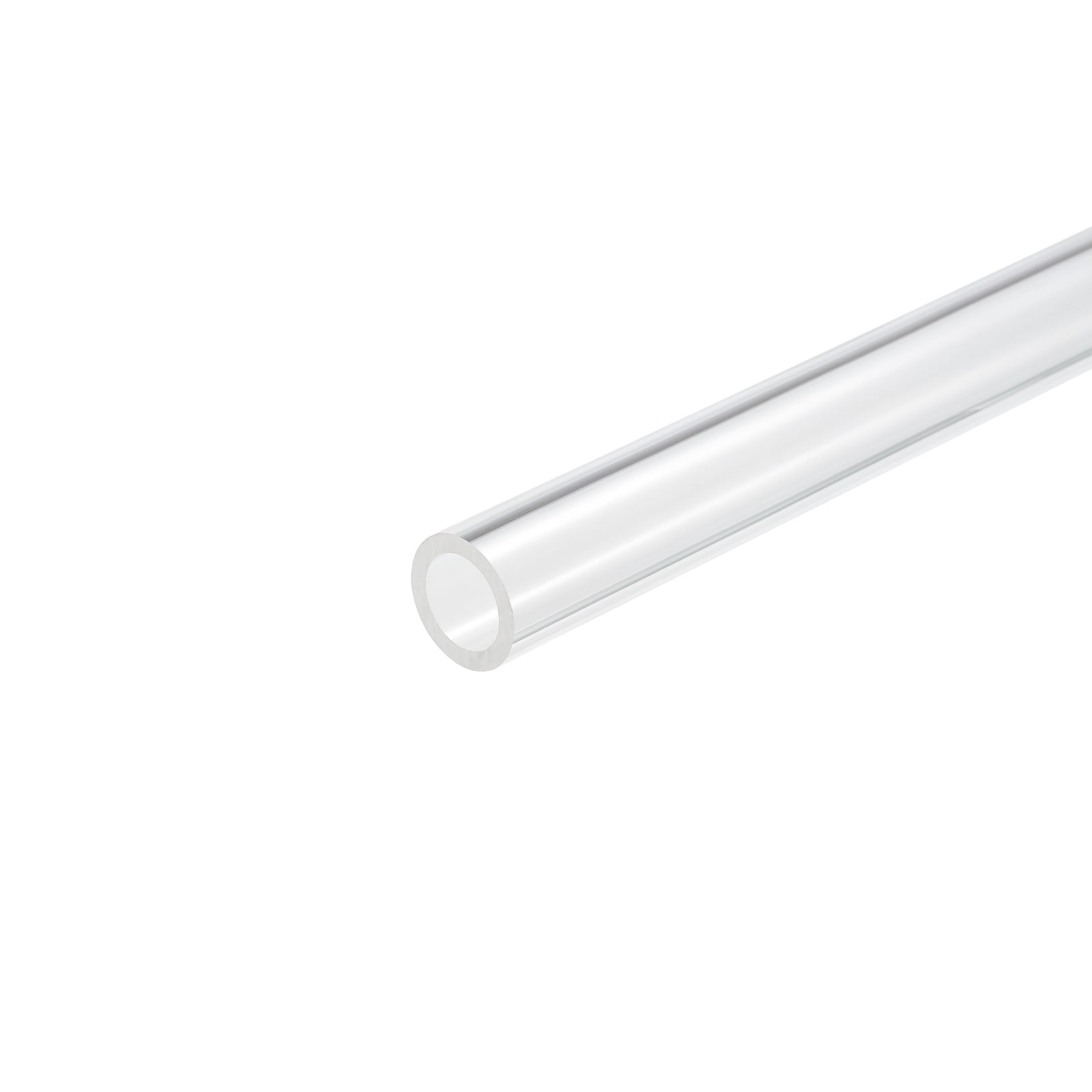 Acrylic Pipe Clear Rigid Round Tube 16mm ID 22mm OD 10" for Lamps and ...