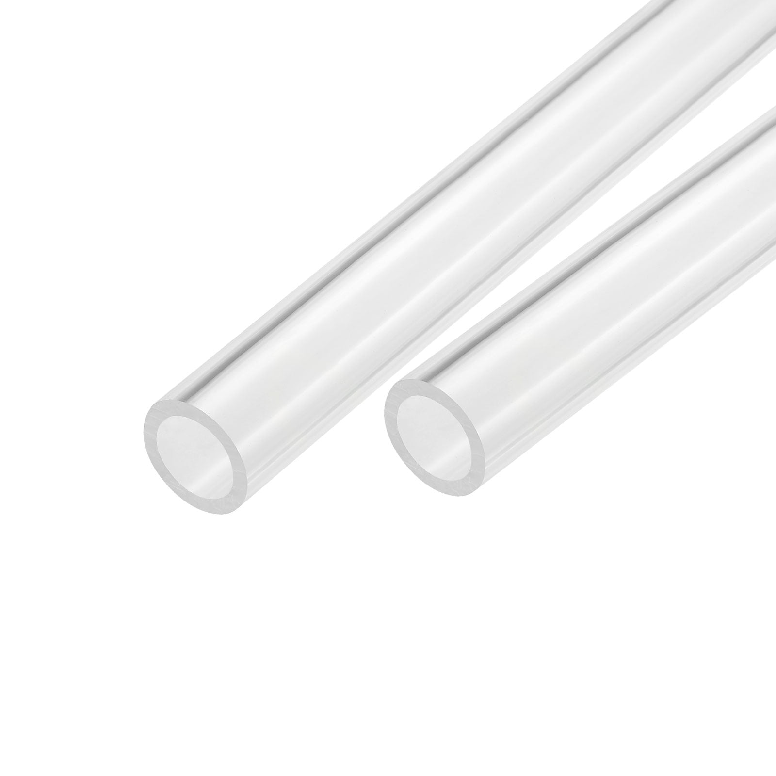 Acrylic Pipe Clear Rigid Round Tube 16mm ID 22mm OD 14" for Lamps and ...