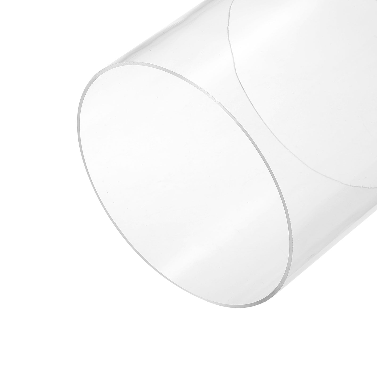 Acrylic Pipe Clear Rigid Round Tube 175mm ID 180mm OD 6" for Lamps and ...