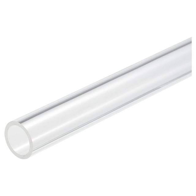 Acrylic Pipe Clear Rigid Round Tube 18mm ID 22mm OD 10" for Lamps and ...