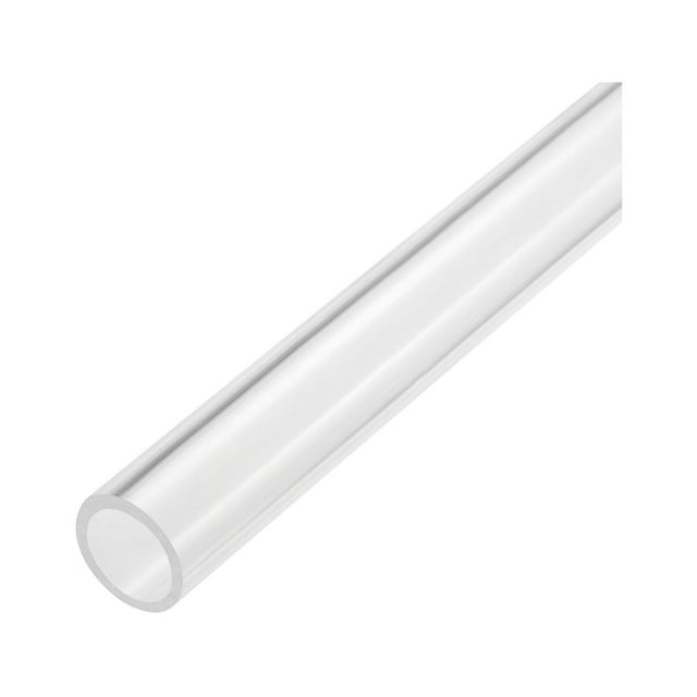Acrylic Pipe Clear Rigid Round Tube 18mm ID 22mm OD 14" for Lamps and ...