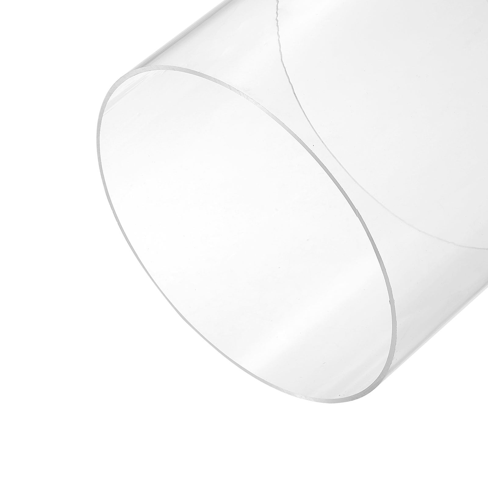 Acrylic Pipe Clear Rigid Round Tube 214mm ID 220mm OD 6" for Lamps and ...